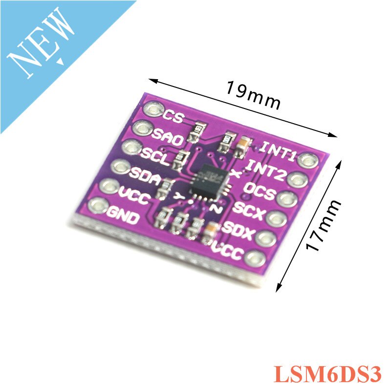 LSM6DS3 Sensor 3-axis Accelerometer + 3-axis Gyroscope 6-axis Inertial Sensor Module SPI/IIC ...