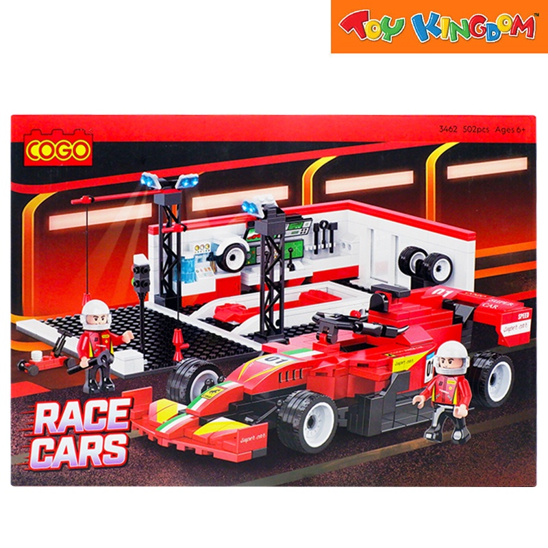 Cogo Race Cars Ferrari Station 502pcs Building Blocks | Shopee Philippines