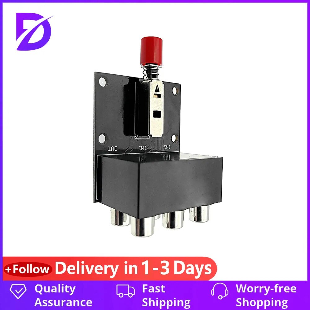 Audio Switching Board Audio Input Signal Selector Relay Module Diy Kits A Perfect Tool For Diy