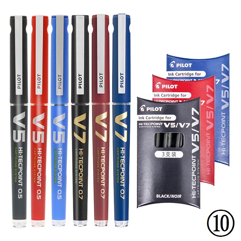 Genuine Japanese PILOT PILOT BXC-V5/V7 Syringe Fountain Pen Black 0.5/0 ...