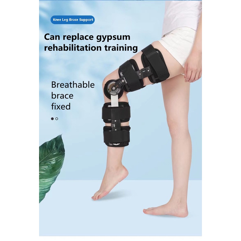 Knee joint fixation brace, postoperative knee protector, meniscus ...
