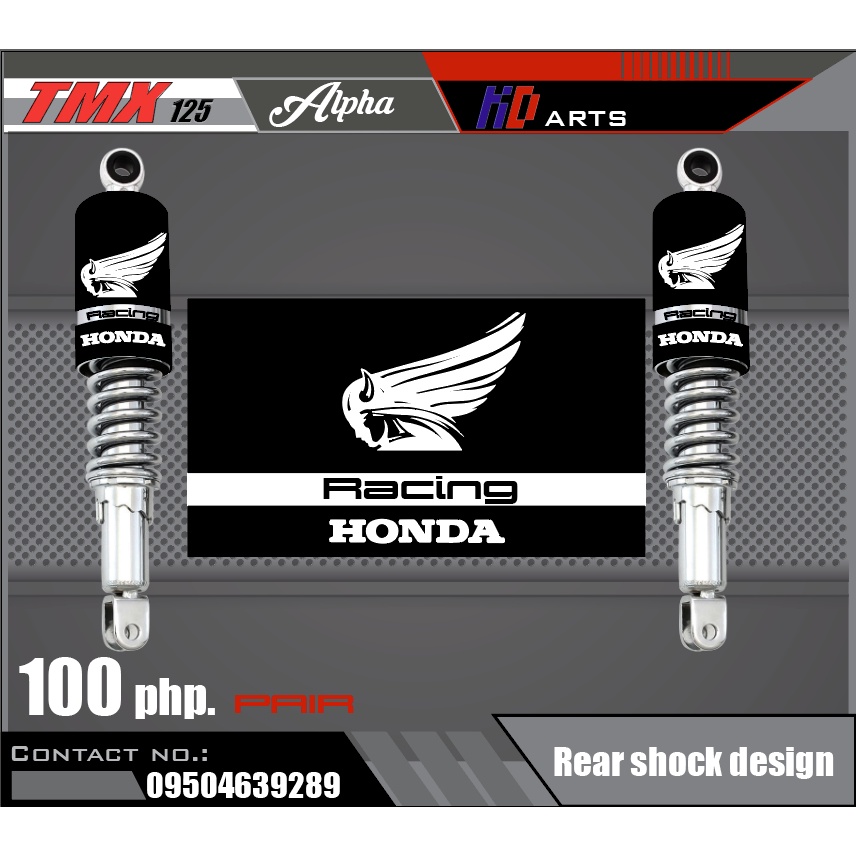 Rear Shock STICKER for TMX 125/155 ‼️STICKER ONLY | Shopee Philippines