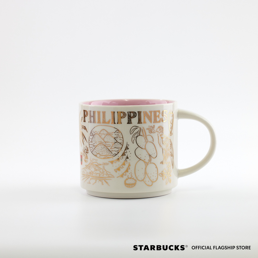 Starbucks 14oz Mug Pink Philippines BeenThereHoliday2023 | Shopee ...