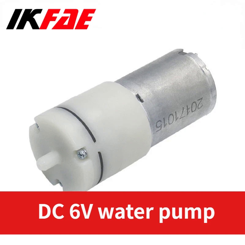 6V Type Mini Air Water Pump Small Diaphragm Motor 370 Aquarium Aeration ...