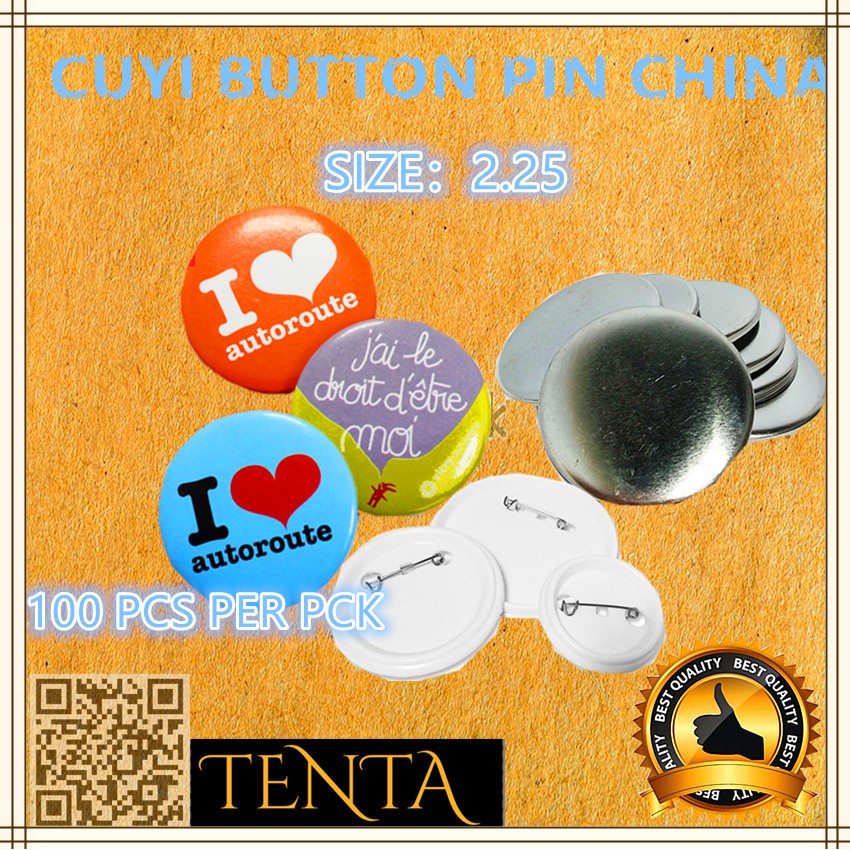 CUYI BUTTON PINS (100SETS IN 1 PACK) | Shopee Philippines
