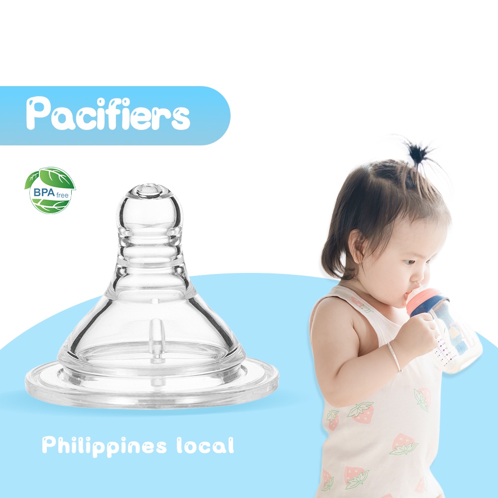 TOTOO pacifier for baby threaded pacifier silicon nipple 5CM Wide Bore ...