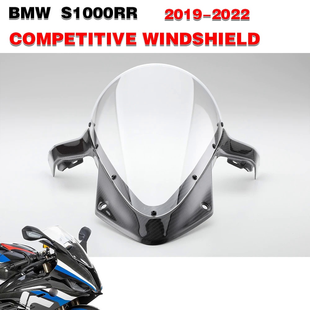 Windshield Windscreen For BMW S1000RR 2019 2020 2021 2022 Carbon fiber ...