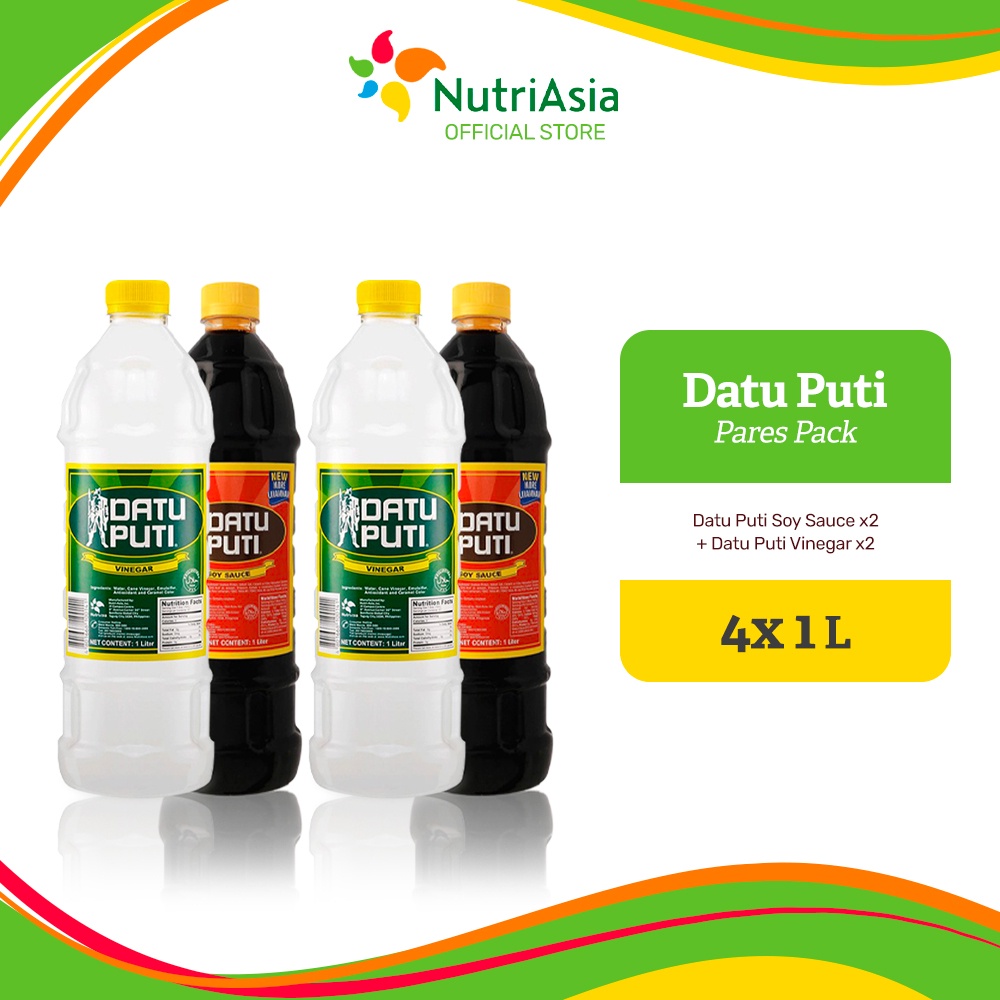 Datu Puti Pares Pack 1L Bundle of 2 | Shopee Philippines