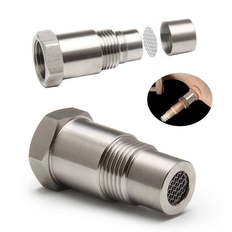 Oxygen O2 Sensor Spacer Adapter Bung Catalytic Converter Fix Check ...