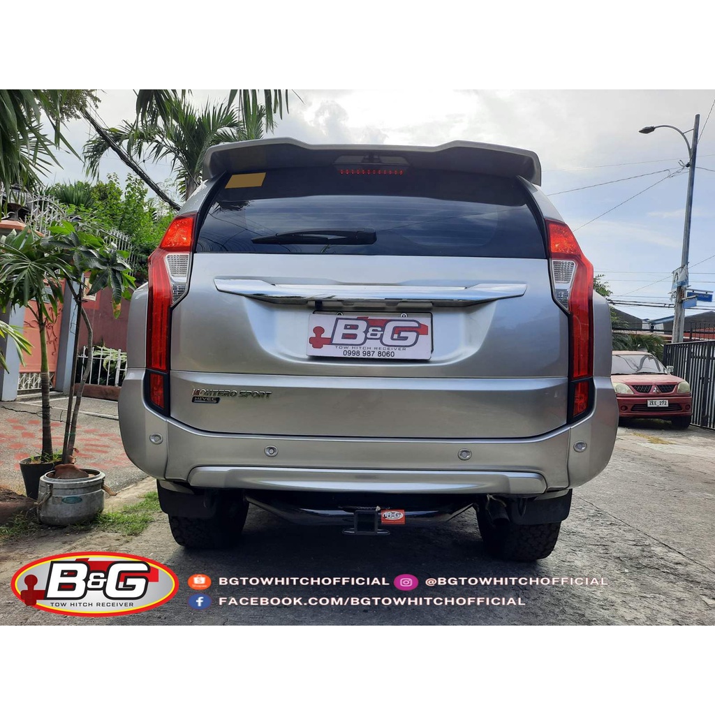 B&G Tow Hitch Receiver for Mitsubishi Montero 2nd/3rd Generation with ...