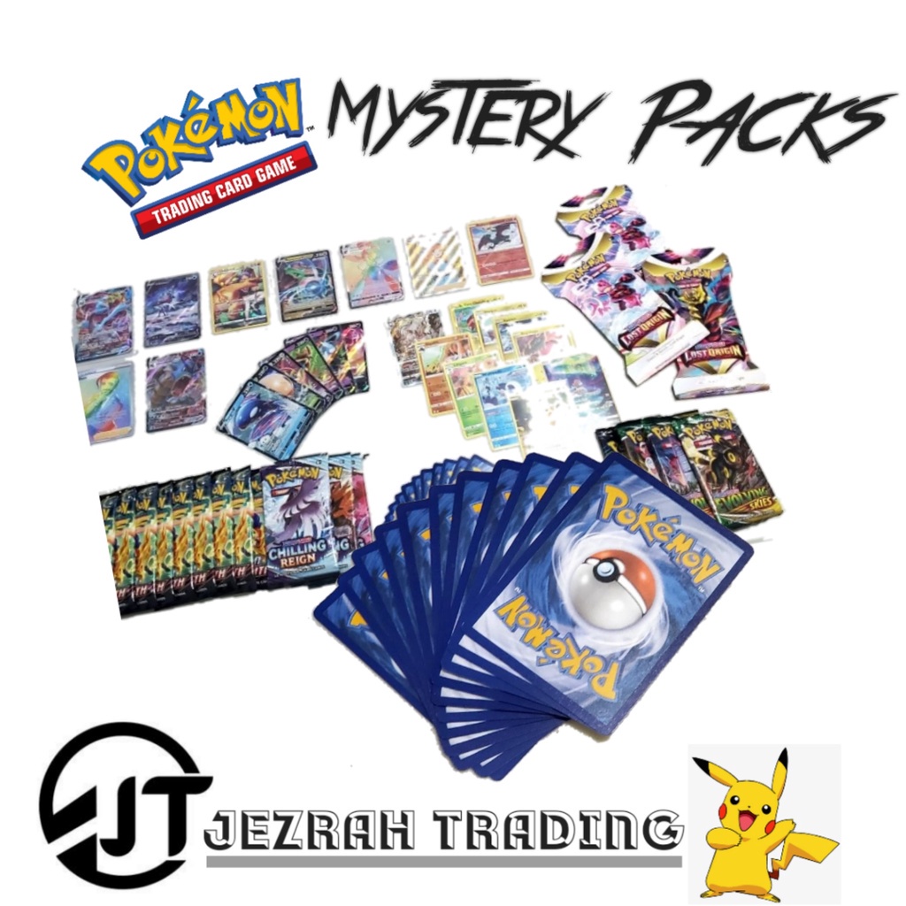 Pokemon TCG Super Gold Mystery Fun Booster Pack Guaranteed Hits Ultra ...