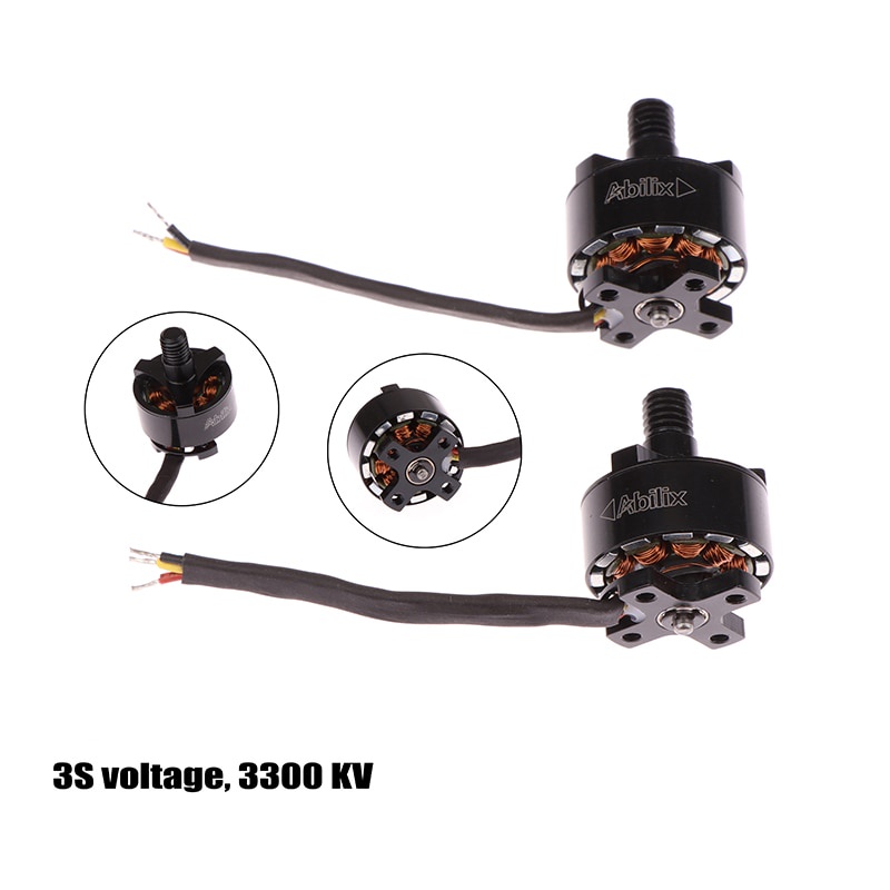 ☸Black Micro Mini 3S 3-phase Brushless Motor Multi Axis 3300 KV CW CCW ...