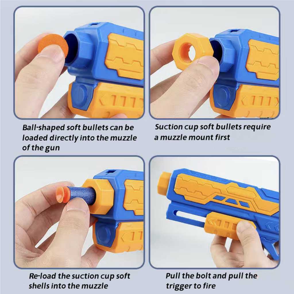 Toy Gun Ejector Plane Launch Softball Gun Children's Toy Gun 3 In 1 ...