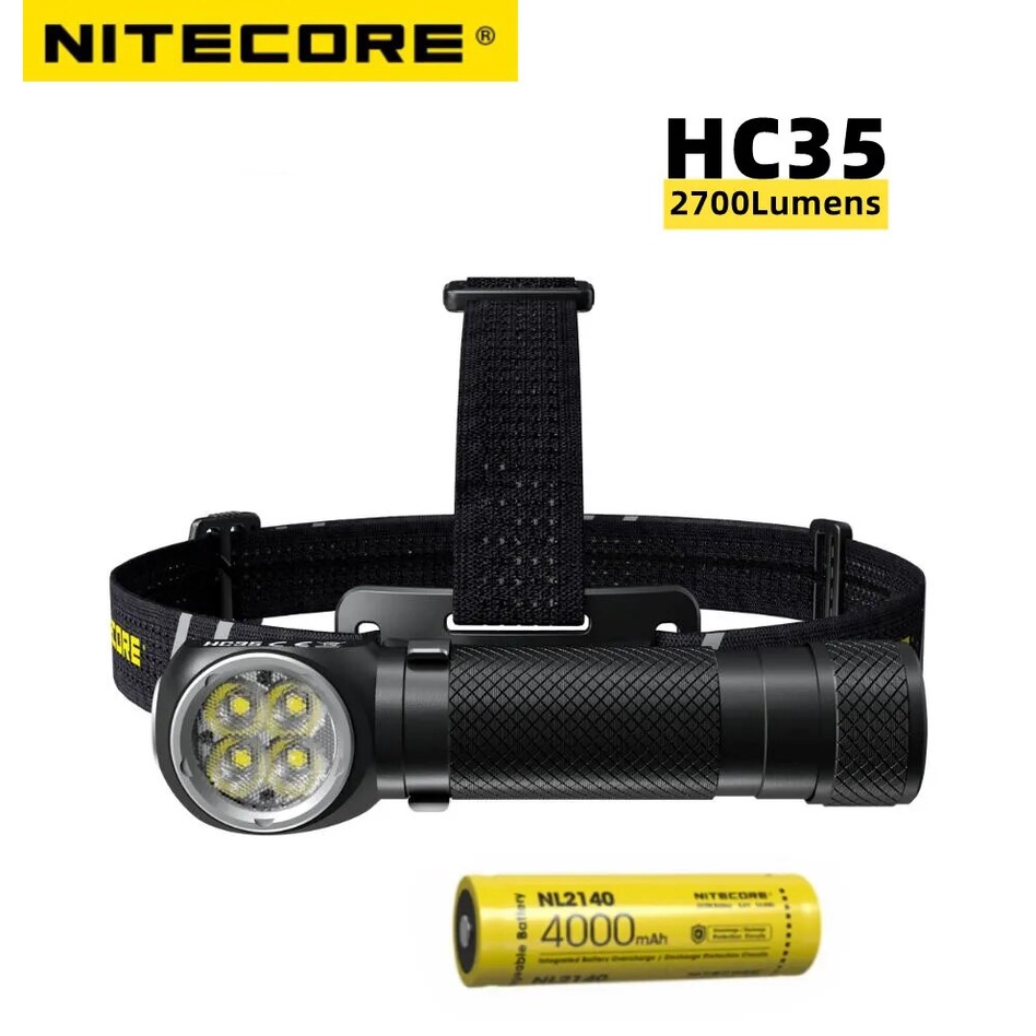 NITECORE HC35 Headlamp Rechargeable Lantern 2700 Lumens High ...