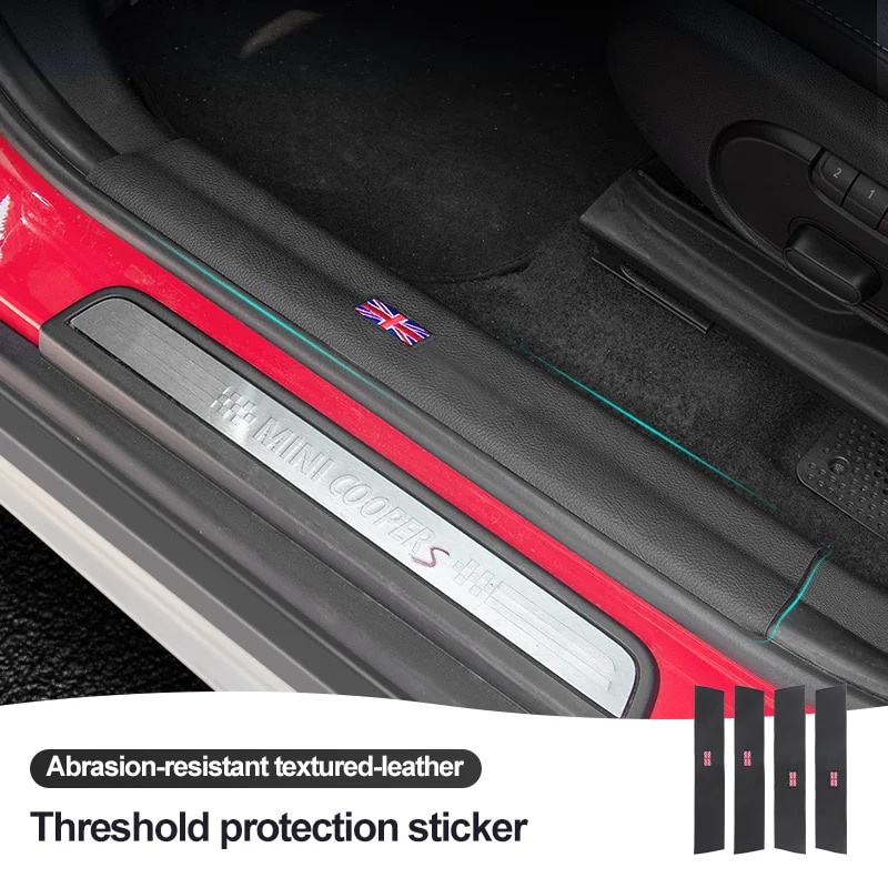 ♦Car Threshold Protection Cover Door Welcome Pedal Decoration Sticker ...