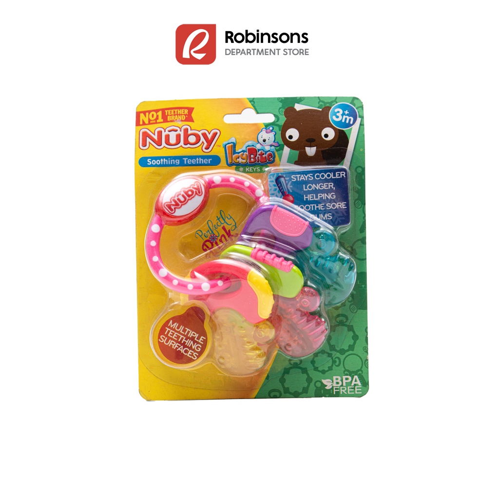 Nuby Keys with Ice Gel (Pink) | Shopee Philippines