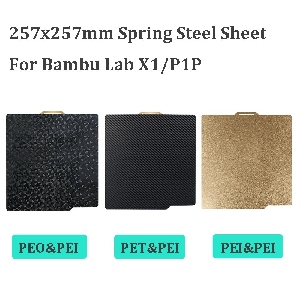 ⓞDouble Side Print PEO PET Spring Steel Sheet For Bambu Lab X1 3D ...
