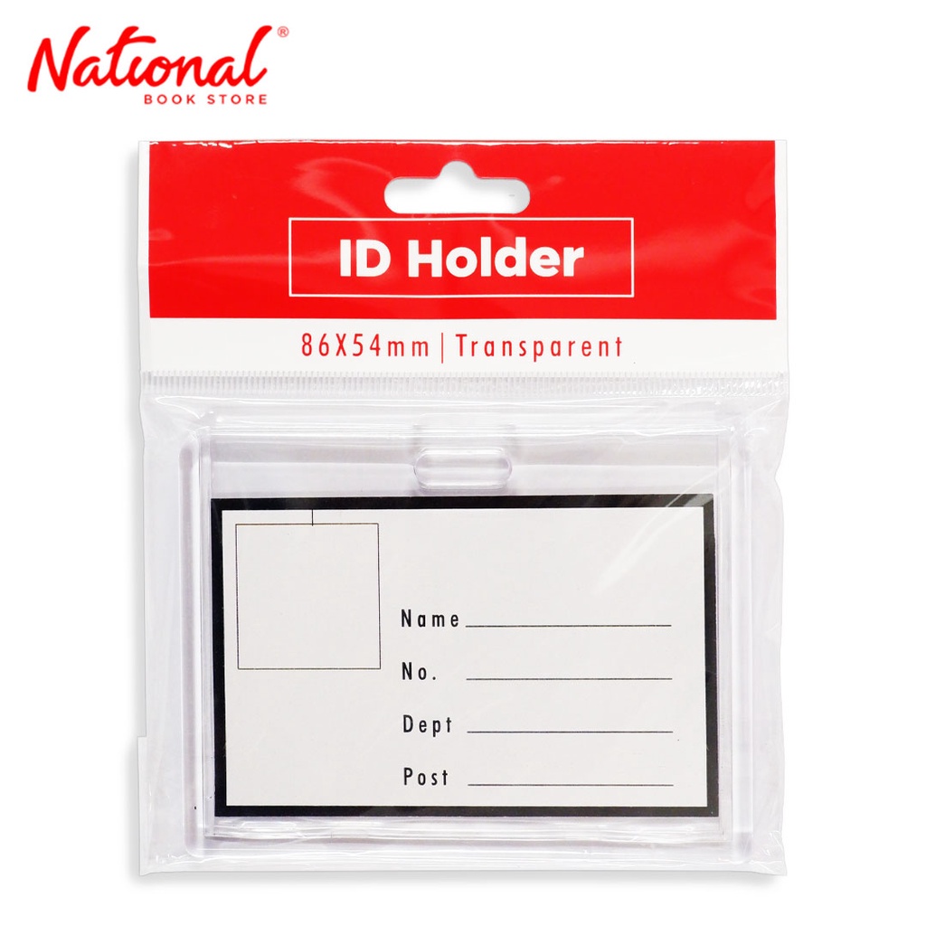 Best Buy Id Protector Horizontal Transparent Slide Card Holder 86x54mm ...
