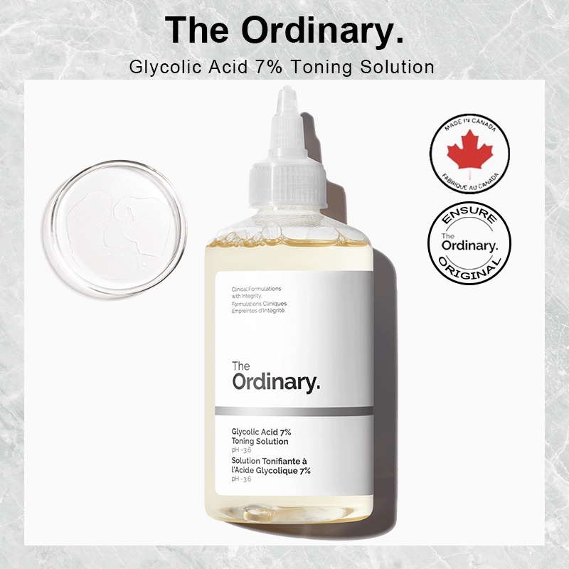 The Ordinary Glycolic Acid 7% Toning Solution skincare Toner Exfoliator ...