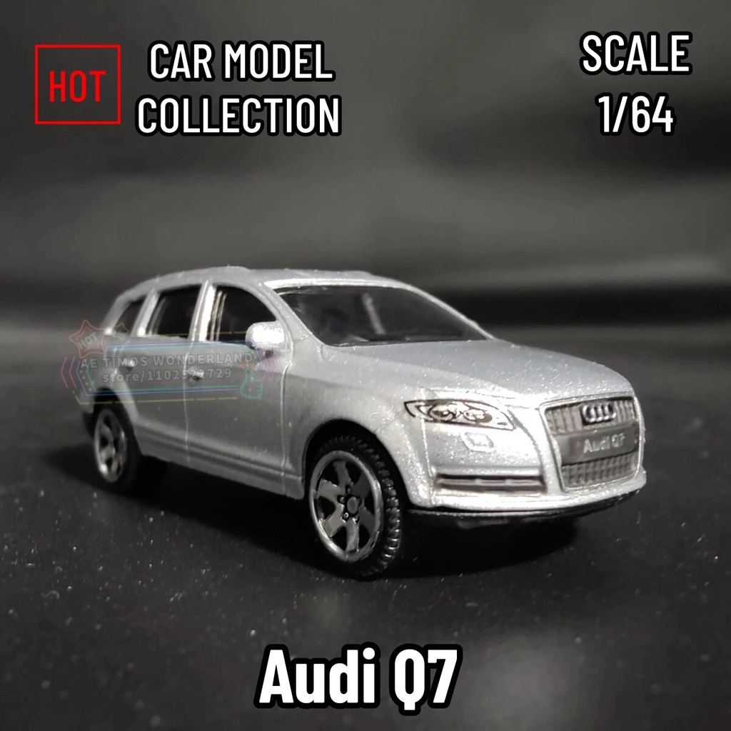 1/64 Audi Q7 SUV Replica Metal Mini Car Model Miniature Art Vehicle ...
