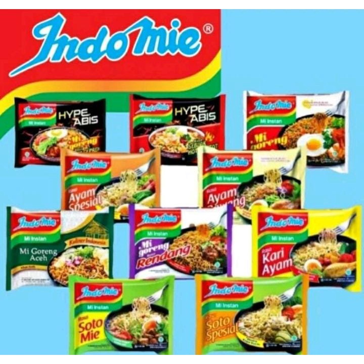 IMG INDOMIE GORENG / KUAH INSTANT NOODLES ALL VARIANTS FROM INDONESIA ...