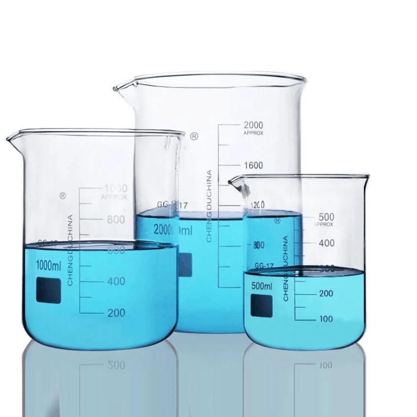 ☭2000ML High Boron Silicon Thickened Glass Beaker Low Type Beaker ...