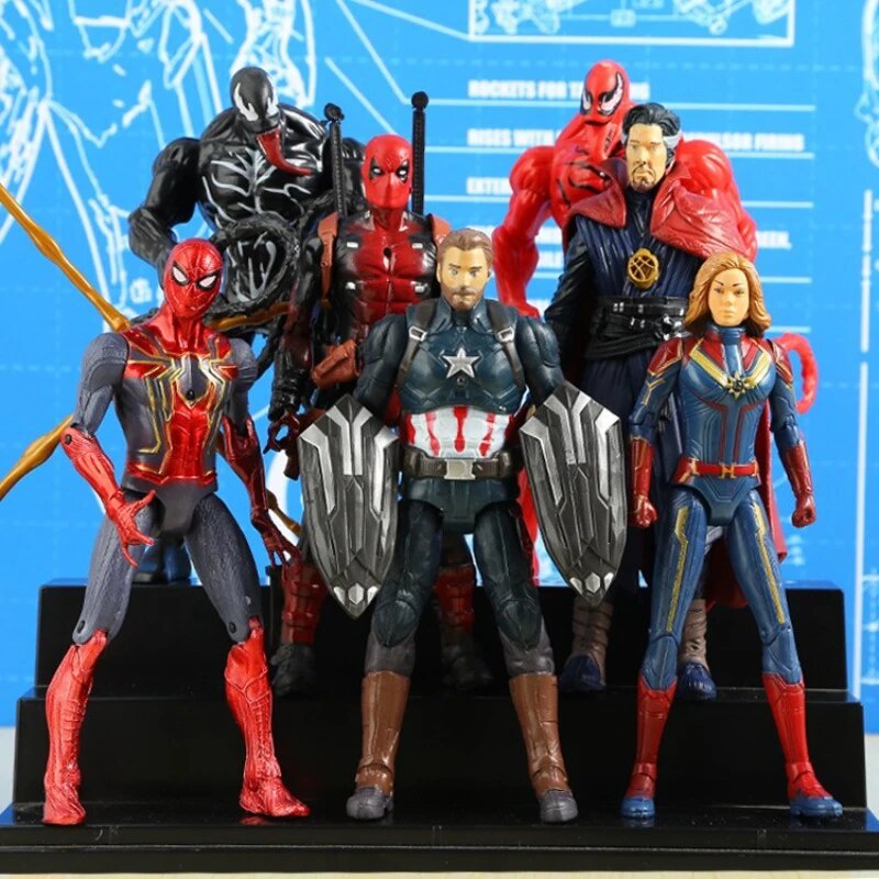 16cm Hot Toys Marvel The Avengers Deadpool Doctor Strange Captain ...