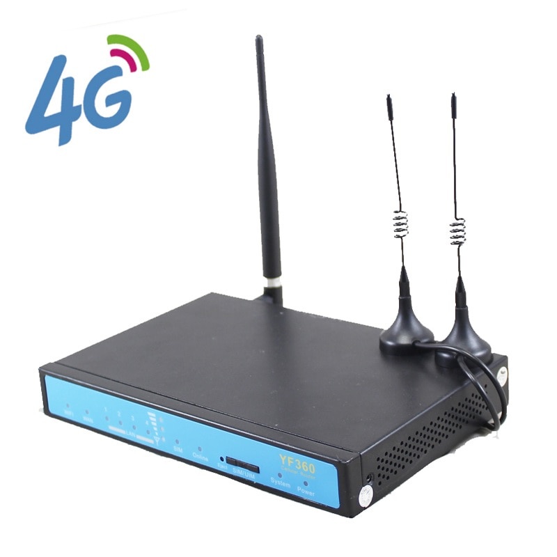 ☫YF360-L VPN M2M industrial 4G LTE WIFI router with sim card slot external antenna ☾~ | Shopee ...
