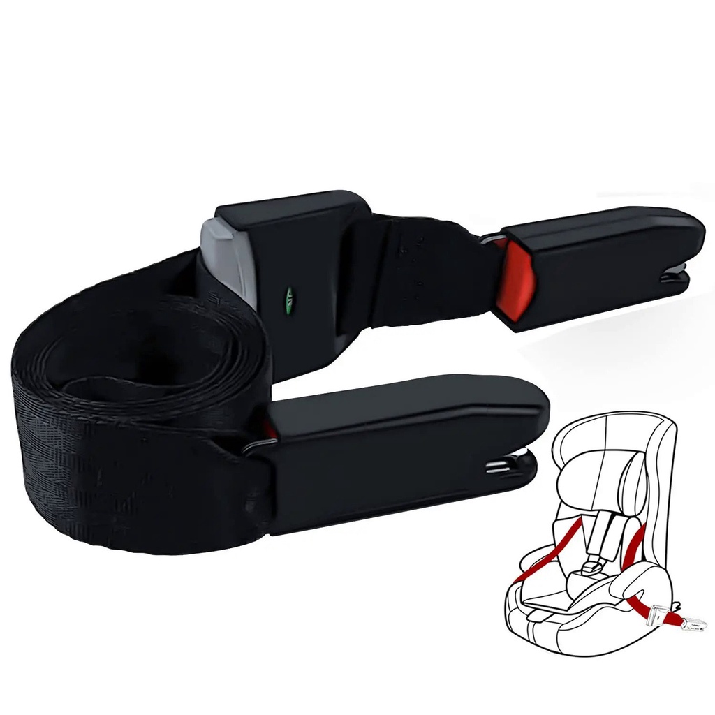 General ISOFIX Belt Latch Connector Child Car Safety Seat Straps Anchor ...