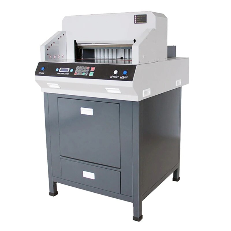4808HD Electric Fast Programmable Paper Cutter Graphic Tender Document ...
