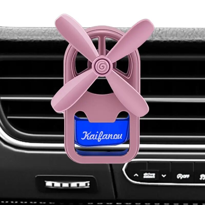 ☈Car Air Vent Propeller Liquid Car Diffuser Vent Clip Automotive Air ...