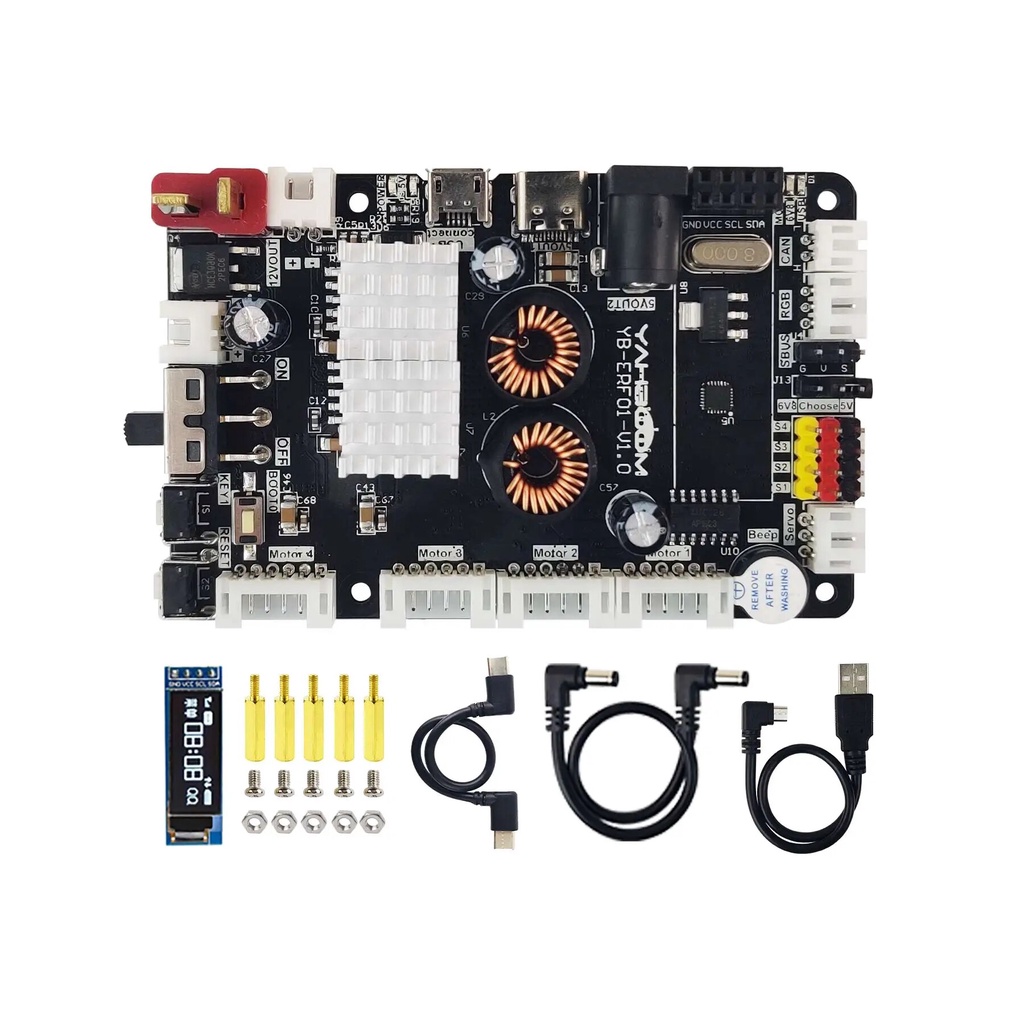 ☽STM32F103RCT6 Control Board with MPU9250 9 Axis Sensor PID Closed-Loop Motor Drive for Raspberr ...
