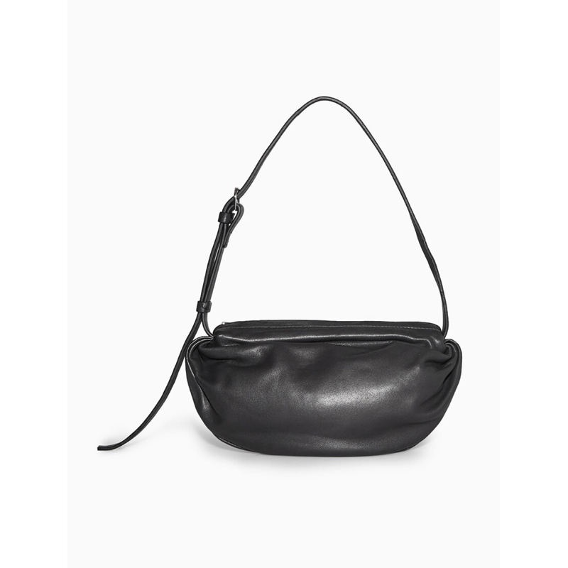 cos bag 2023 new sheepskin half-moon shoulder genuine leather dumpling ...