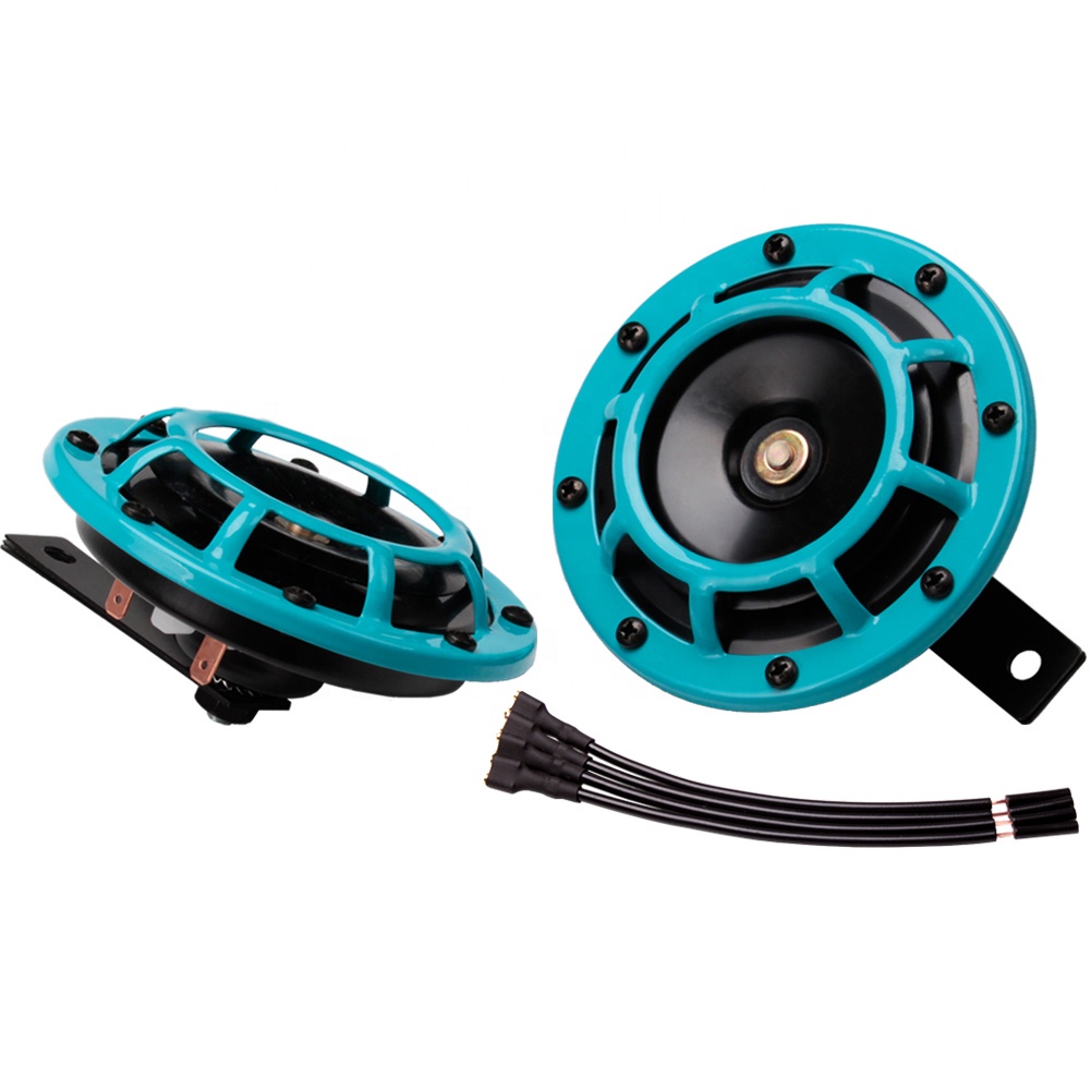 Cyan Msm Supertone Auto Bocina 12v Disc 330hz/400hz Super Loud Blast ...