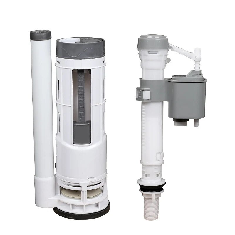 Old Fashioned One-piece Toilet Tank Outlet Water Flush Drain Valve ...