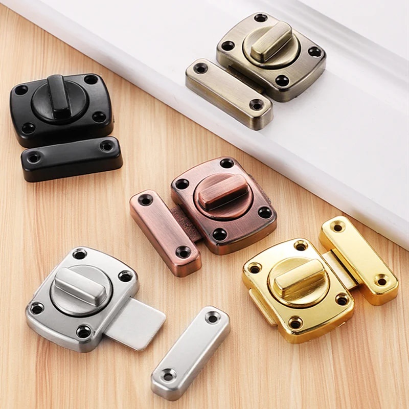 Anti-Theft Door Lock Buckles Cast Metal Hook Door Latch Toilet Doors ...