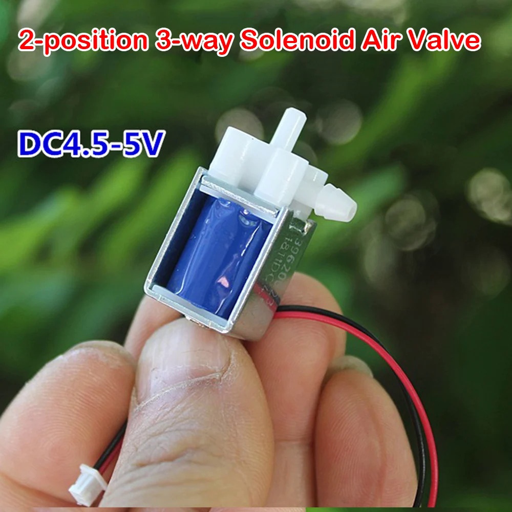 N/C N/O Solenoid Valve DC 4.5V 5V Small Normally Closed Air Valve Low ...