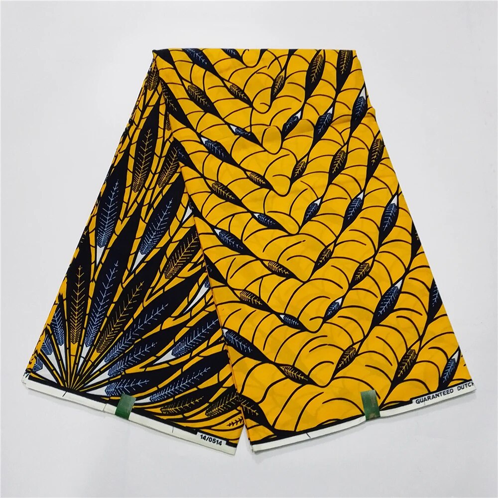 76o African Wax Fabric 6yards Veritable Wax Nigerian Ankara Block