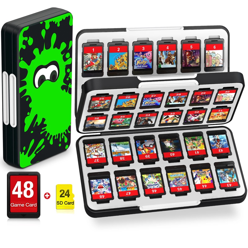 48 In 1 Switch Game Card Storage Case Beboncool Magnetic Switch Game ...