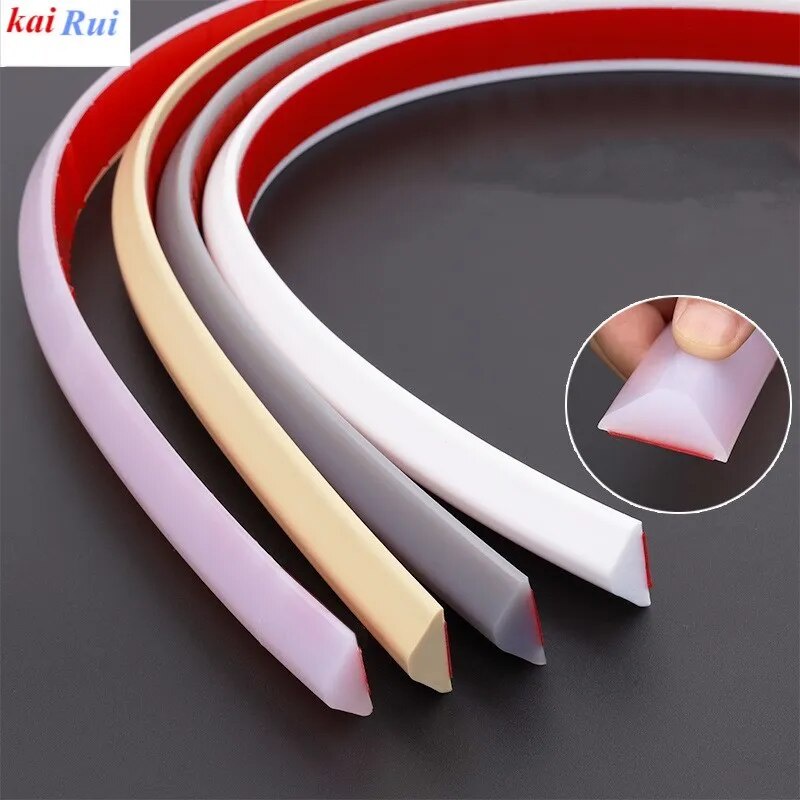 8 Colors Silicone Bathroom Water Stopper Blocker Shower Dam Dry and Wet ...