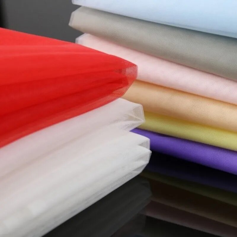 5/10yard 160cm Wide Middle Hard Mesh Tulle Net Fabric for Ball Gown ...