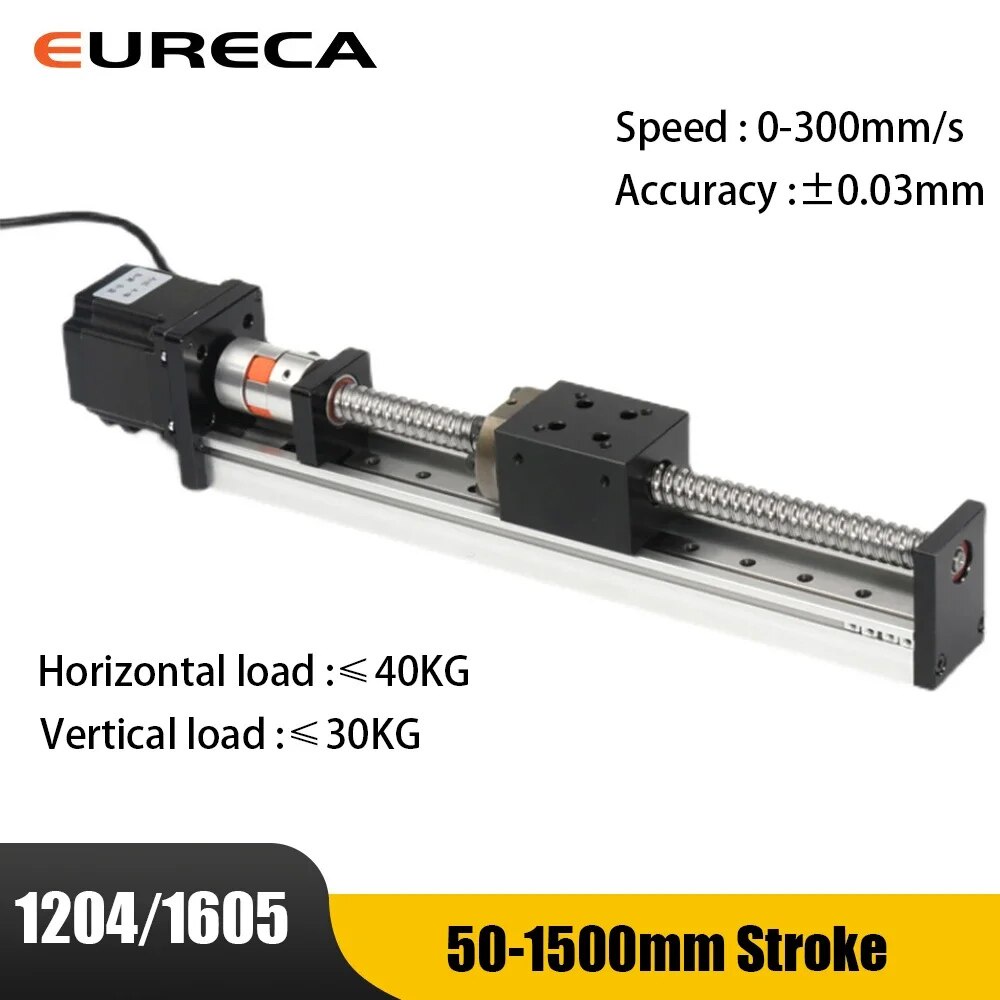 SFU 1605 FLS Precision CNC Linear Guide Shaft Actuator Module Position ...