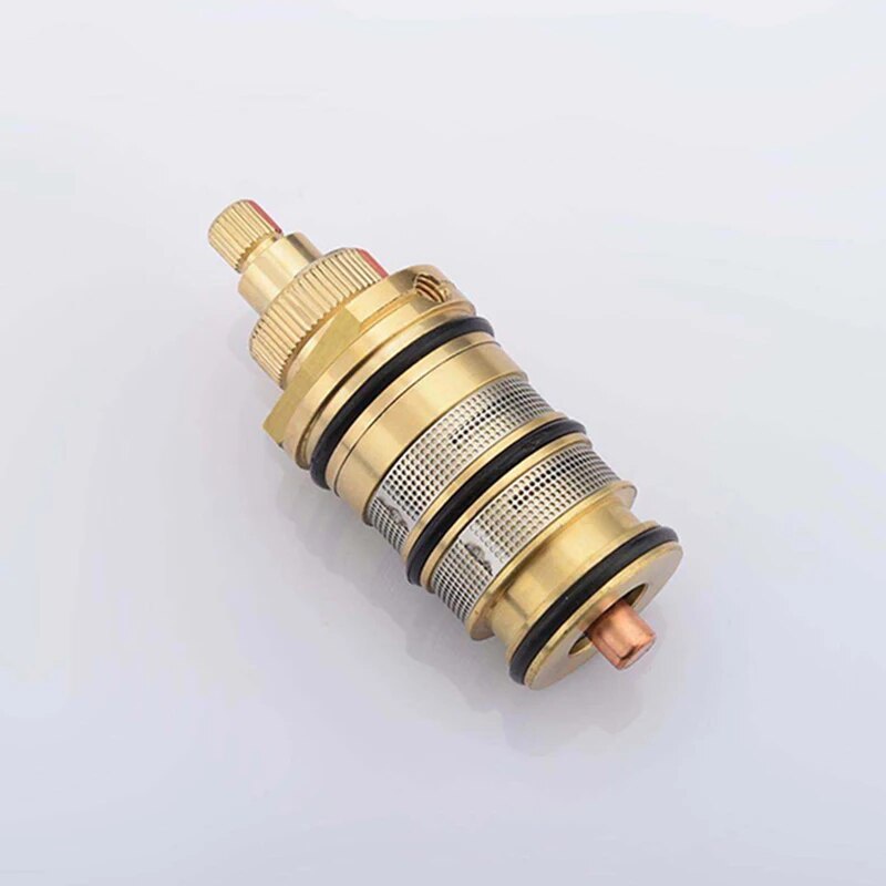 Brass Thermostatic Valve Spool Faucet Cartridge Bath Tap Shower Adjust ...