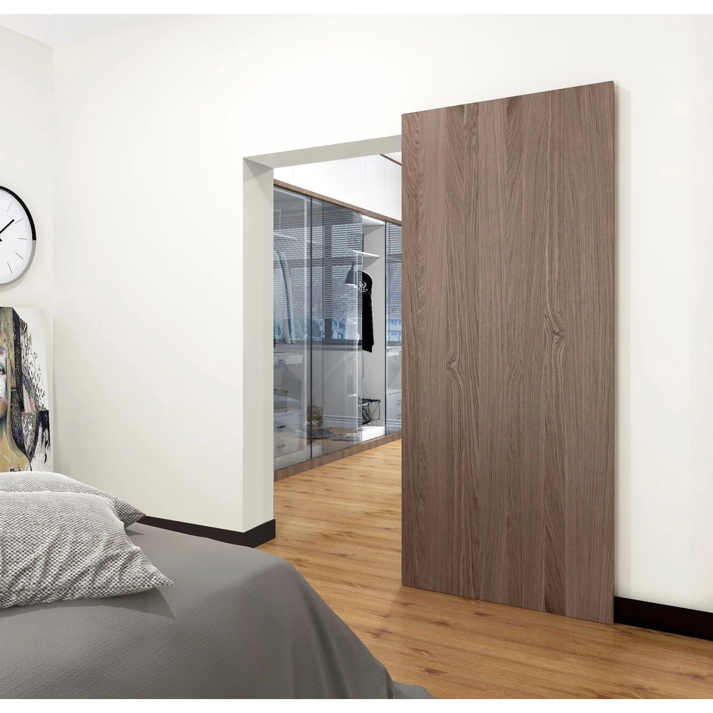 Concealed Sliding Barn Door Hardware Soft Closing Interior Wall Mount ...