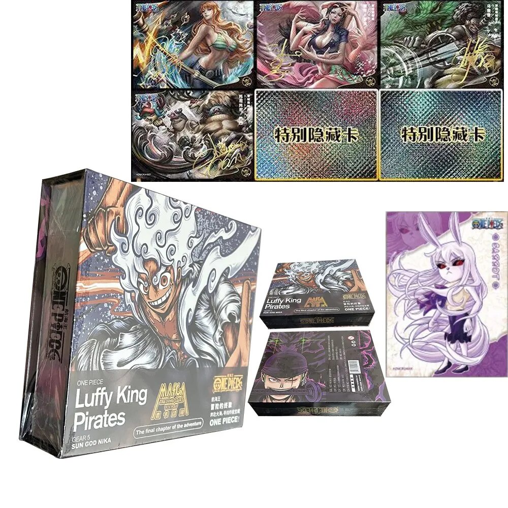69r One Piece Card Anime Figures Luffy King Pirates Nami Chopper Franky ...