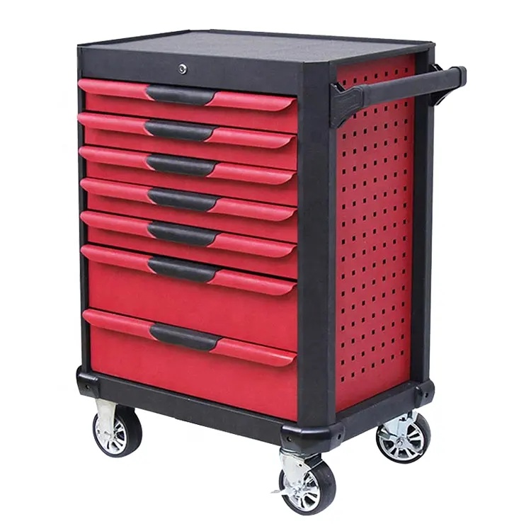 K07 Heavy Duty Tool Cart with anti dumpling Wheel 7 Drawers Tool ...