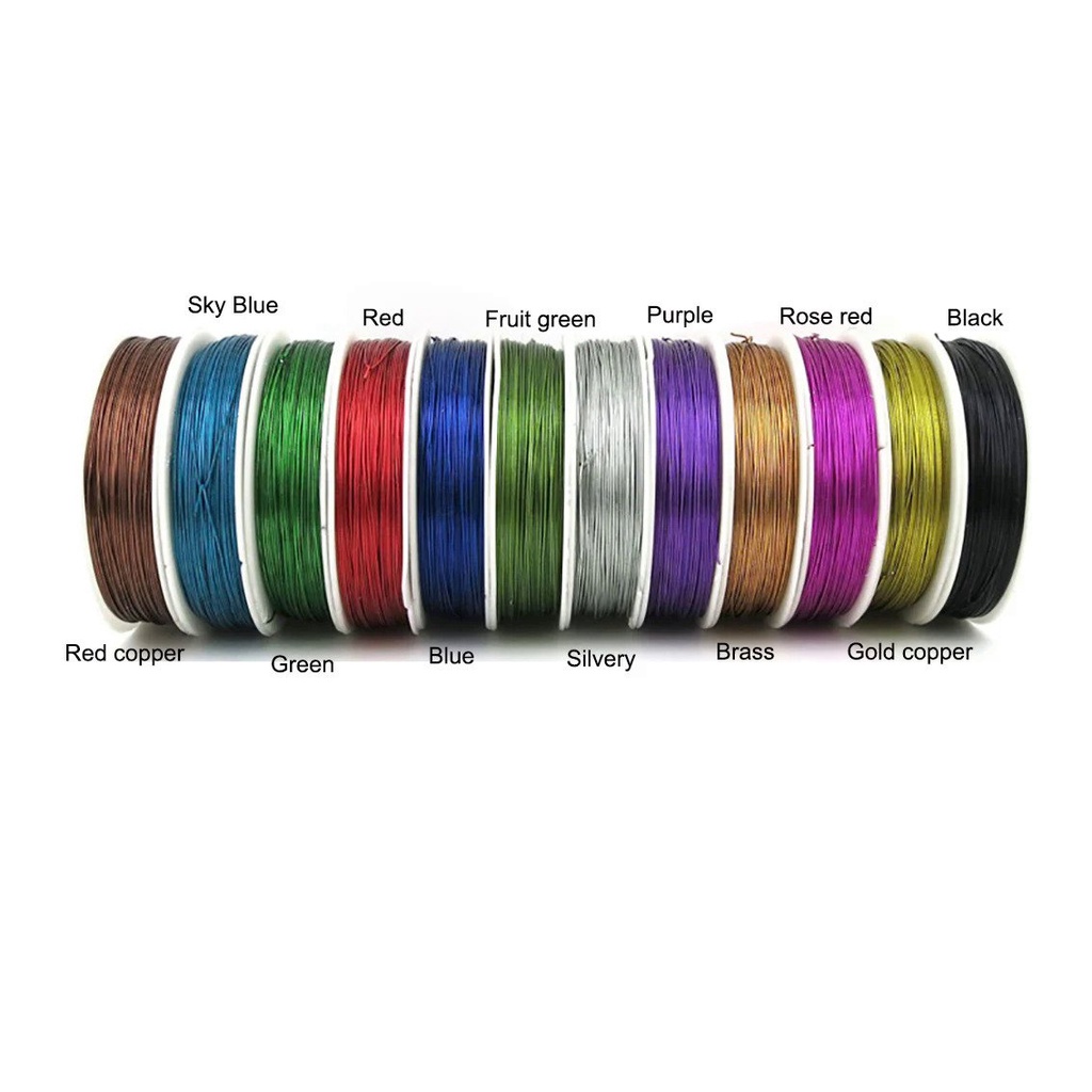 Newly launched 40Meters/Roll Colored Fine Iron Wire 0.5mm Iron Wire ...