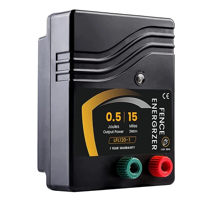 363 Electric Fence Charger AC Powered High Power Low-Impedance Electric ...