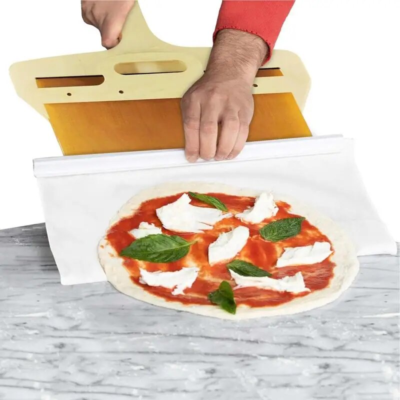 wooden Sliding Pizza Peel Sliding Pizza Oven Spatula with Hang Hole ...