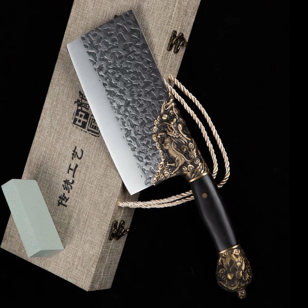 Longquan Hatchet Knife Sharp Machete Chefs Cleaver Chopping Kitchen ...